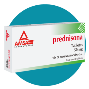 PREDNISONA 50 MG CJ 20 TABLETAS - AMSA - RCD Pharma - Farmacia de Alta ...